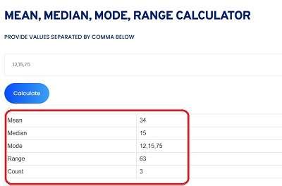 Mean Median Mode Calculator Solve Statistics Problems Instantly