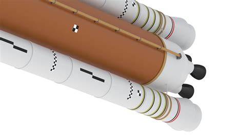 Sls Block 1 Rocket 3d Model By Frezzy