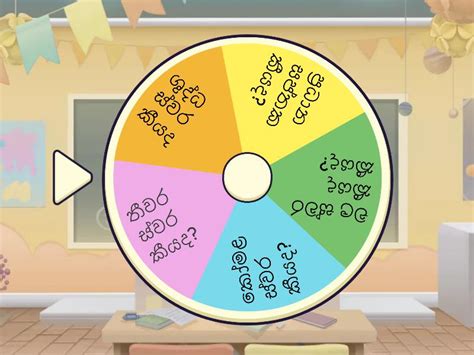 සංගීතයේ ස්වර ප්‍රභේද Spin The Wheel