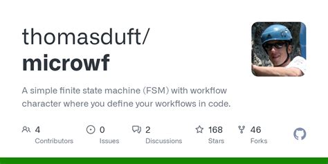 Github Thomasduftmicrowf A Simple Finite State Machine Fsm With Workflow Character Where