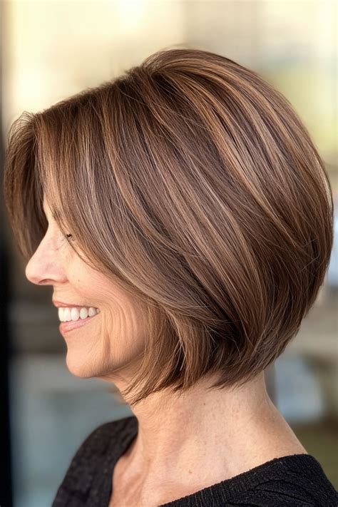 24 Stunning Inverted Bob Haircuts For Older Women 2025 Creativebooster