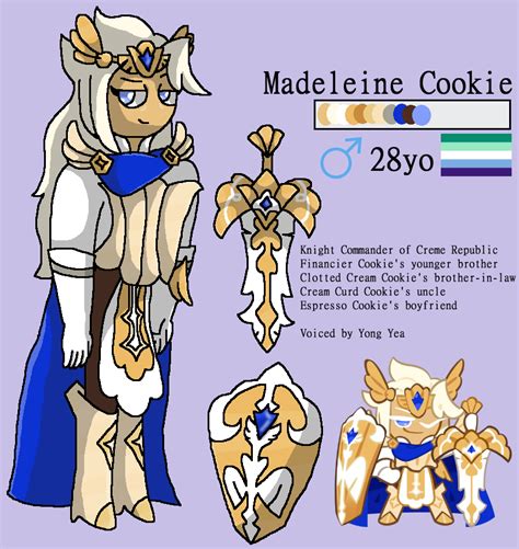 Cookie Run Headcanons 28 Madeleine Cookie By Darkdragondeception On