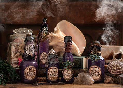 Ichor Of The Kraken Potion Bottle Halloween Potions Larp Props Halloween Decorations Pirate