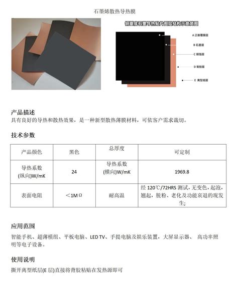 先进热管理材料 产品中心 深圳清研皓隆科技有限公司