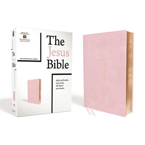 The Jesus Bible Niv Edition Imitation Leather Pink Hardcover