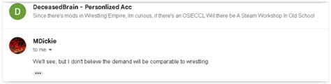 Asked Mdickie About If Old School Would Have Any Mods Rmdickie
