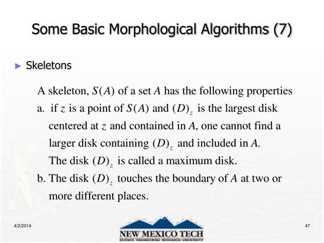 PPT CS589 04 Digital Image Processing Lecture 5 Morphological Image