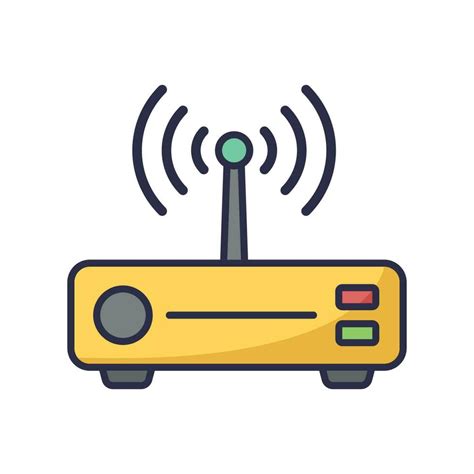 Wifi Router Icon Vector Design Template Simple And Modern 24451311