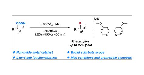 Visible Light Induced Decarboxylative Fluorination Of Aliphatic