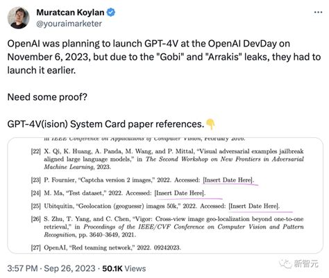 Gpt 5明年降临？爆料人泄露多模态gobi就是gpt 5，已初现自我意识 文心aigc