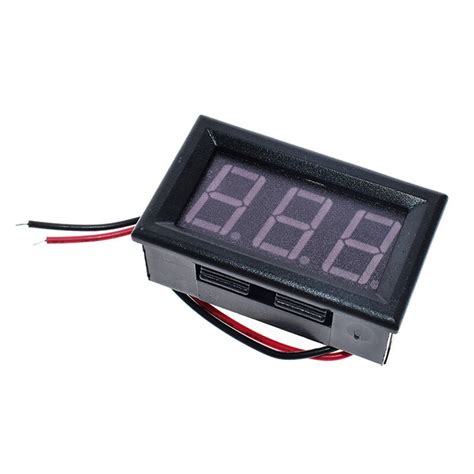 역방향 연결 보호 디지털 Dc 전압계 Led 디지털 전압계 056 인치 Dc 45v 30v 측정 및 분석 장비