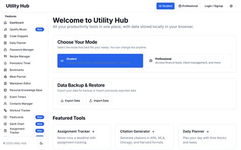 Utility Hub Free Life Assistant Listyourtool