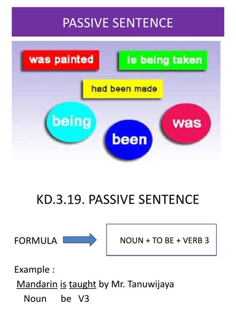 Kd319passive Sentence Pdf Verb Syntax