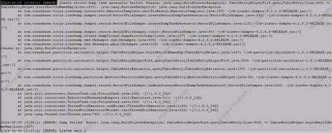 Obdumper导出所有表数据报错 Oceanbase 社区问答 Oceanbase社区 分布式数据库