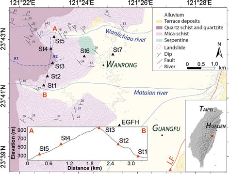 Study Site Topography Geology And Instrument Array Seven Broadband Download Scientific