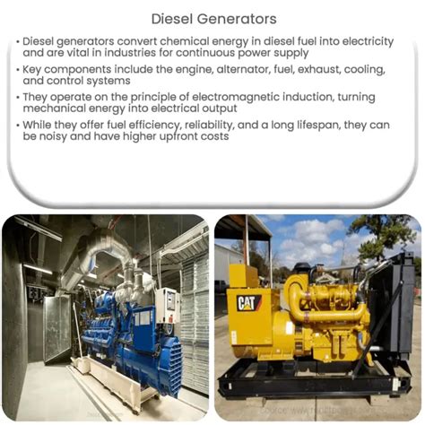 Diesel Driven Synchronous Generator How It Works Application And Advantages