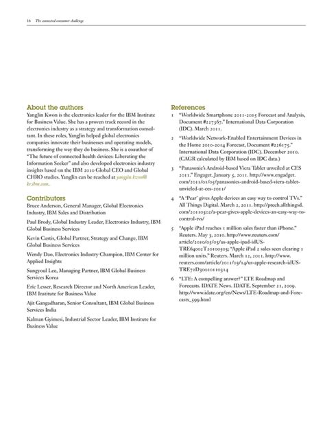 Connected Consumer Challenge Pdf