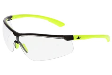 Klondike® Kd7 Series Black Frame Hi Vis Lime Temples Extremely Low Profile And Lightweight Zero