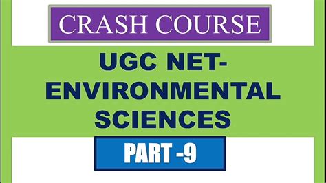 Ugc Net Environmental Science Crash Course Previous Years Questions