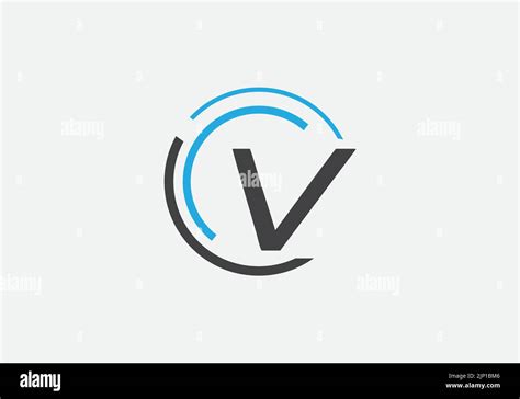 Technology And Tech Connect Circle Logo Design Vector With Alphabet