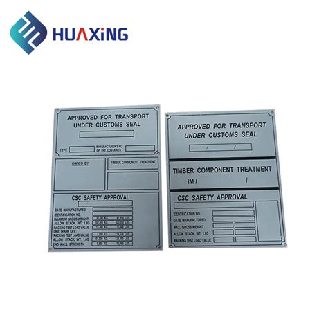 Stainless Steel Iso Shipping Container Csc Plate Buy Shipping Container Csc Plate Reefer