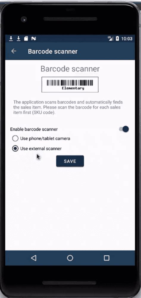 How To Use A Barcode Scanner In Elementary POS