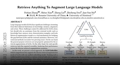 Paper Page Retrieve Anything To Augment Large Language Models