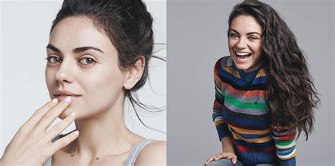 Mila Kunis Makeup Free Glamour Magazine Saubhaya Makeup
