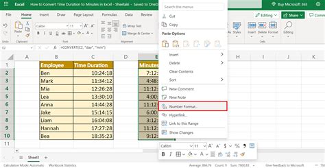 How To Convert Time Duration To Minutes In Excel Sheetaki