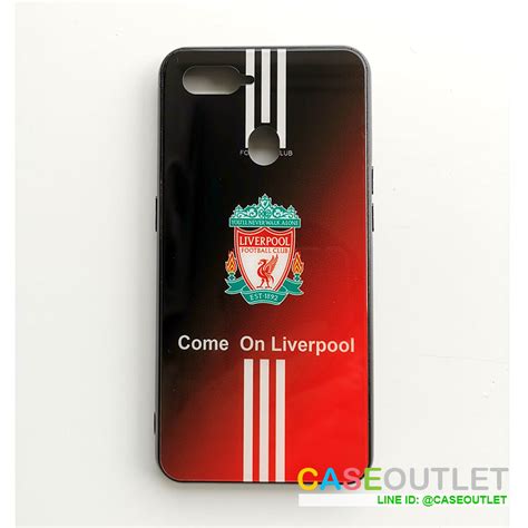 เคส Oppo A5s F9 A7 ขอบยาง หลังกระจก กันรอย Liverpool ลิเวอร์พูล