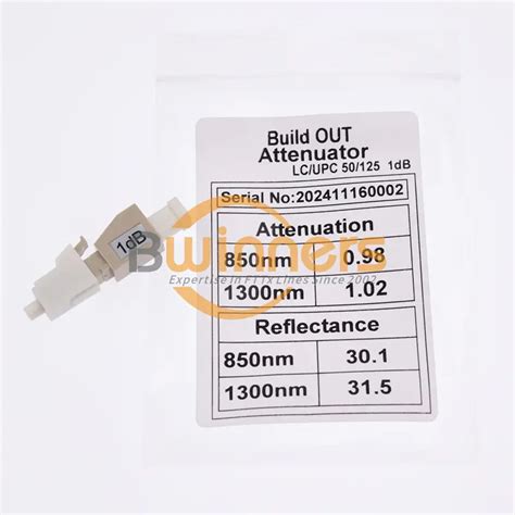 Multimode Fiber Attenuator 1db Reliable And Low Loss Solution