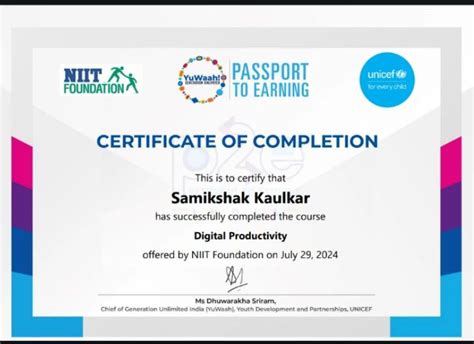 Samikshak Kaulkar On Linkedin Unicef Yuwaah P2e Learning
