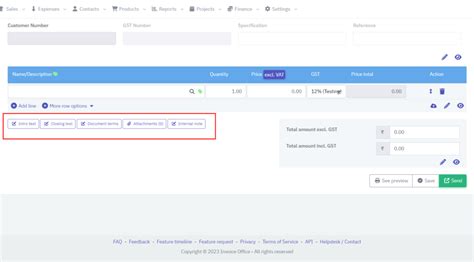 how to create credit note online invoice office