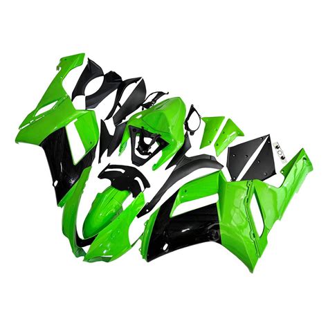 2007 2008 Kawasaki Zx6r 636 Amotopart Fairing Kit Generic 2 Mad Hornets