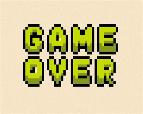 Game Font Arcade Svg Font Font Game Over Font Svg Pixel Svg Font