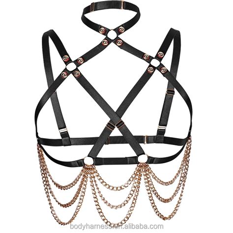 Women Erotic Wear Hot Sexy Dog Bondage Lingerie Body Chain Elastic