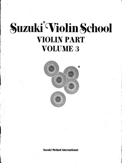 Suzuki Violin School Vol 3 Pdf
