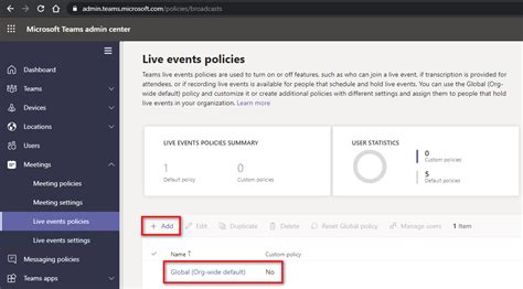 Live Events Not Available In Microsoft Teams • Techtask Strategie