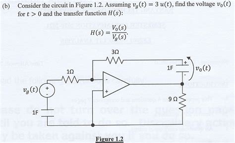 Solved B Consider The Circuit In Figure Assuming Chegg Com