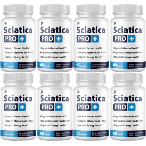 Sciatica Pro Nerve Health Supplement Memory And Focus Support 8 Pack