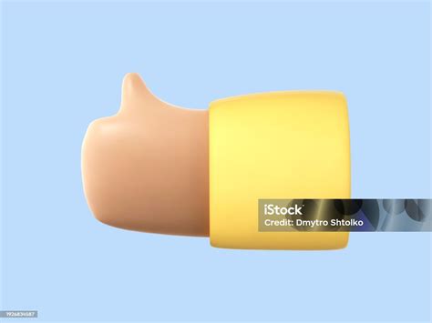 3d 만화 엄지 손가락 아이콘입니다 좋아요 좋아 성공 또는 승인의 손짓 벡터 3d 일러스트 0명에 대한 스톡 벡터 아트 및 기타 이미지 Istock