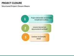 Project Closure PowerPoint Template SketchBubble