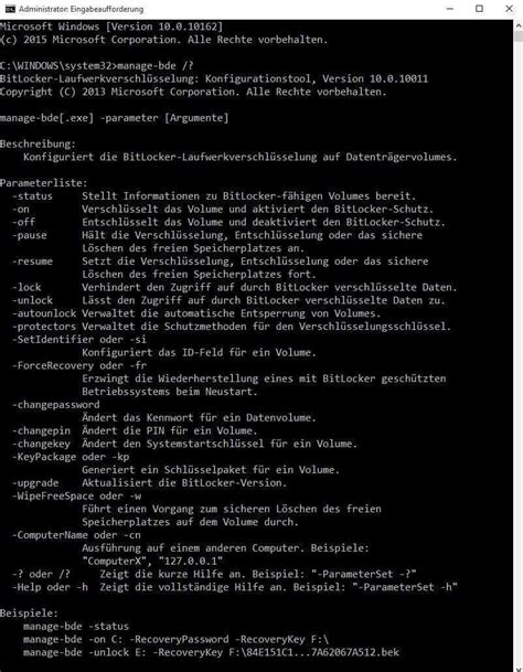 Einfach Bitlocker Per Cmd Deaktivieren It Learner
