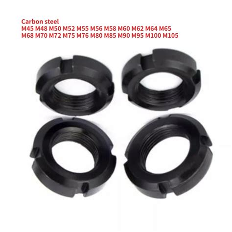 1pcs Round Nut M45 M48 M50 M52 M55 M56 M58 M60 M62 M64 M65 M68 M70 M72