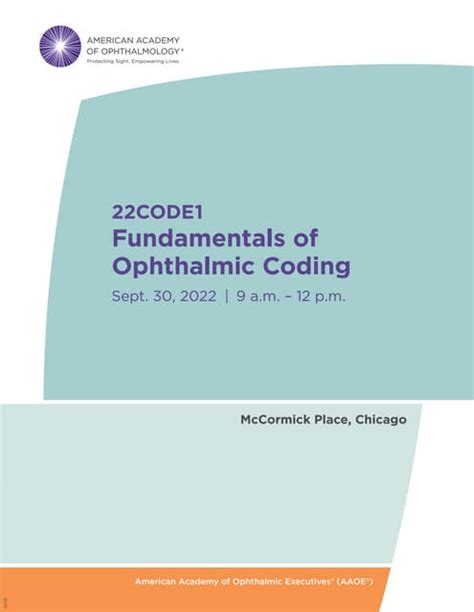 Fundamentals Of Ophthalmic Coding Pdf