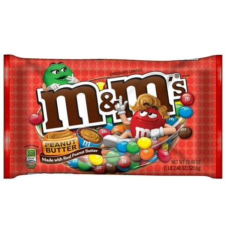 Mandms Peanut Butter Chocolate Candy 18 4 Oz