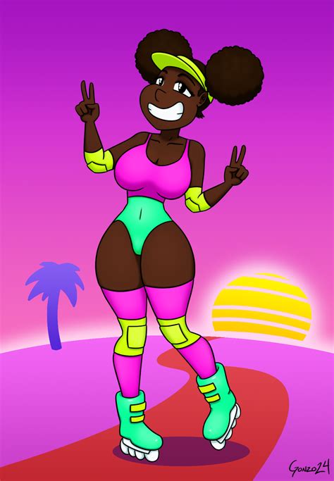 90s Roller Blade Aniya By Gonzoanon Hentai Foundry