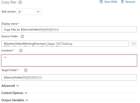 Is It Possible To Copy Files With Exception Rules With Azure Devops