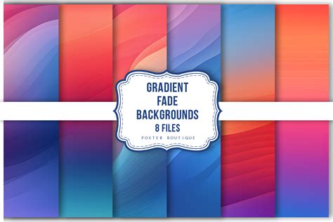 Gradient Fade Backgrounds Pack Graphic By Poster Boutique · Creative