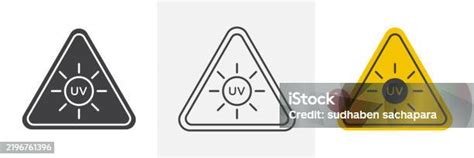 자외선은 검은 색과 컬러 버전으로 설정된 표지판 벡터를 않습니다 건강한 생활방식에 대한 스톡 벡터 아트 및 기타 이미지 건강한 생활방식 건설 산업 경계 표지 Istock